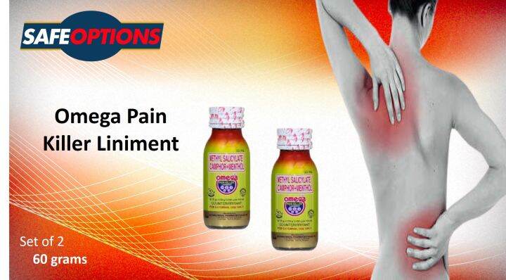 Authentic Omega Pain Killer Liniment (60 g) Set of 2 | Lazada PH