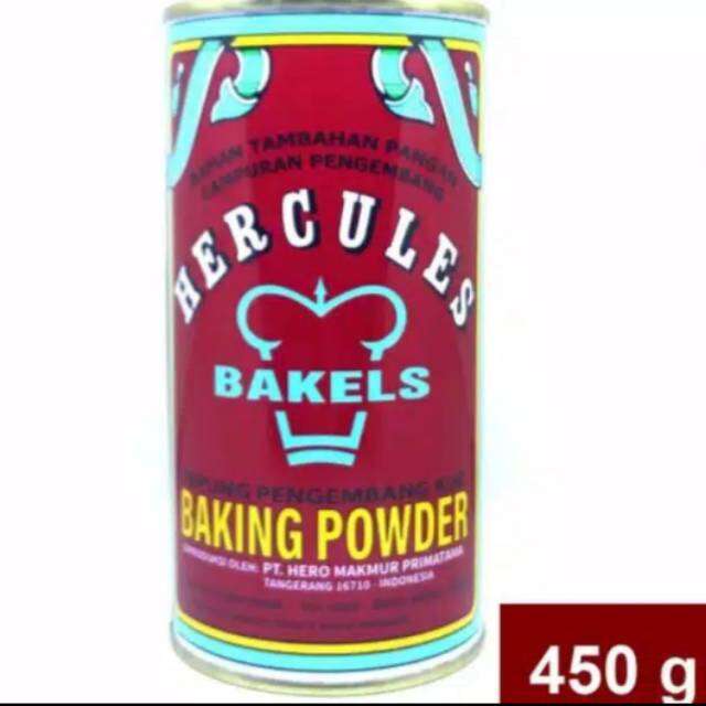 Hercules double acting baking powder 450 gram untuk bahan kue | Lazada ...