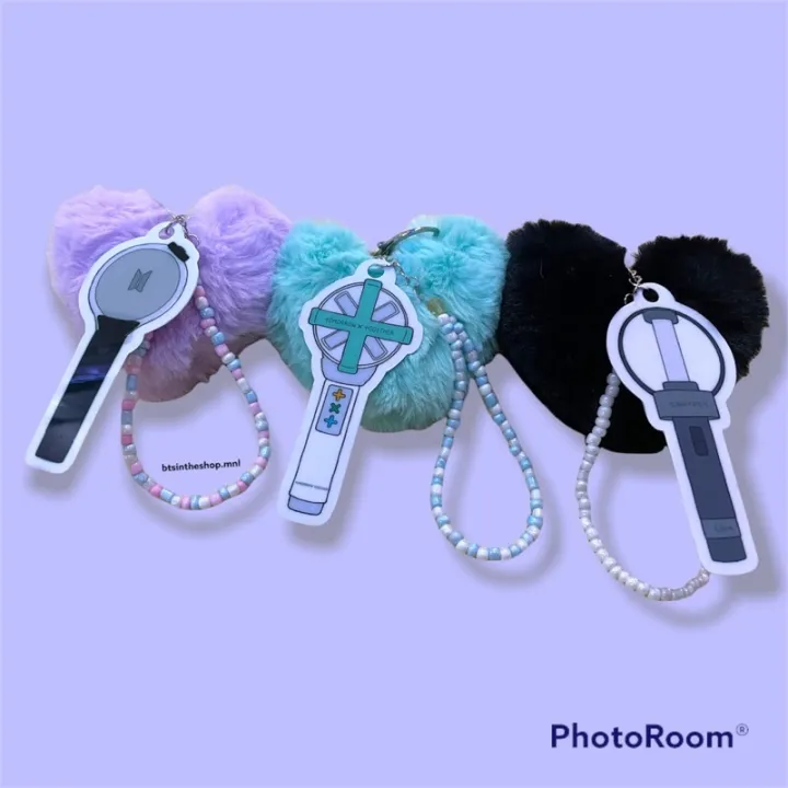BTS TXT ENHYPEN KPOP Lighstick Bag Keychain Charm | Lazada PH