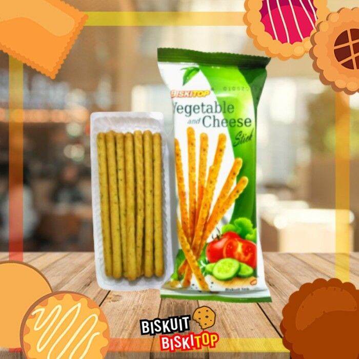 Vegetable Stick 60g Rasa Sayuran Keju Cemilan Dewasa Anak Biskitop ...