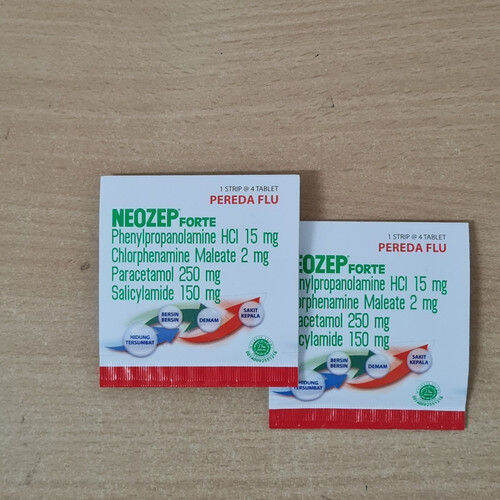 NEOZEP FORTE PEREDA FLU 1 LEMBAR ISI 4 TABLET | Lazada Indonesia