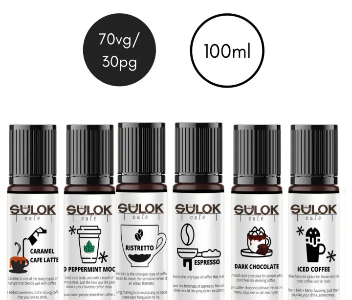 Coffee Liquid Juice 100ml from Sulok Cafe | Lazada PH