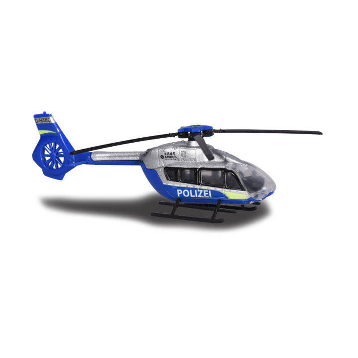 Majorette Helicopter - H145 Police - Silver Blue | Lazada Indonesia
