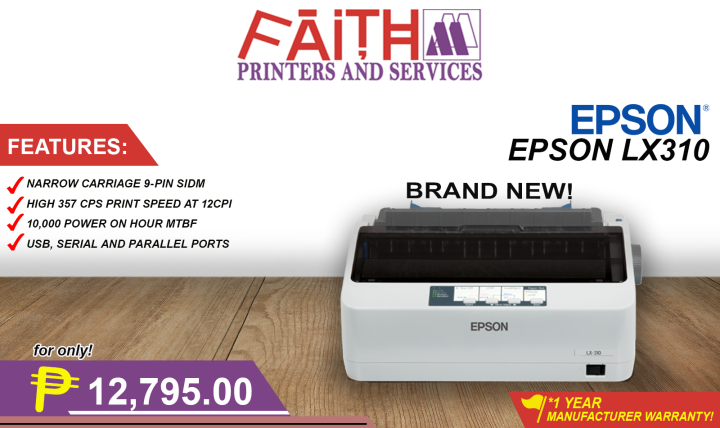 Epson LX-310 Dot Matrix Printer | Lazada PH