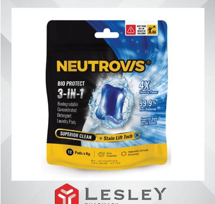 NEUTROVIS BIO PROTECT 3-IN-1 Biogradeable Concentrated Detergent ...