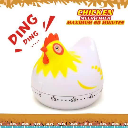 Hen Timer Kitchen Cooking and Baking Clock Alarm Clock Countdown Manual ...