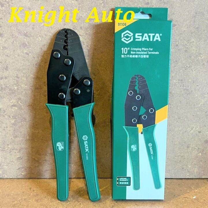 Sata 91106 Crimping Pliers for Non-insulated Terminals 10'' ID34559 ...