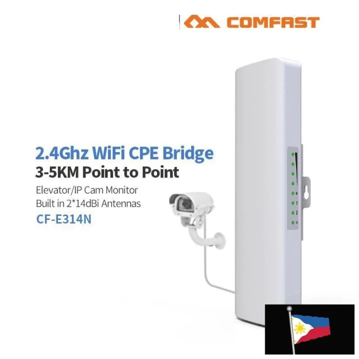 local COMFAST CF-E314N V2 300Mbps Wireless Outdoor CPE Bridge 2.4G 2 ...