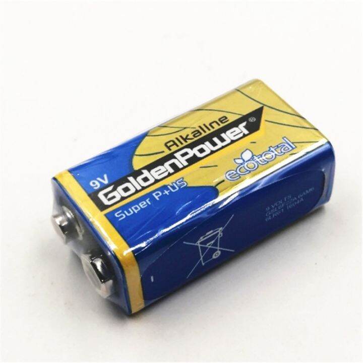 New-2022 Original ☁ GoldenPower 6LF22A 6AM6 9V alkaline battery 6LR61 ...
