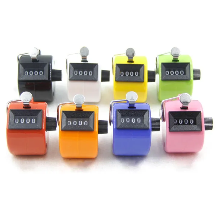Mechanical Digit Number Counters Hand Finger Display Manual Counting ...