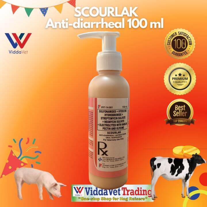 Viddavet Scourlak 150 ml Fanfreluche150 ml anti-diarrheal anti scouring ...
