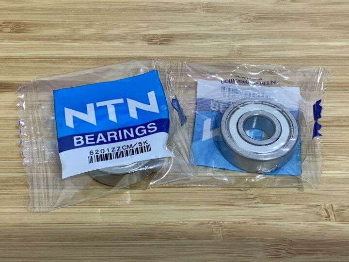 6201 Z ( 12 x 32 x 10 mm.) NTN Steel Ball Bearing = 1 ตลับ 6201ZZCM/5K ...
