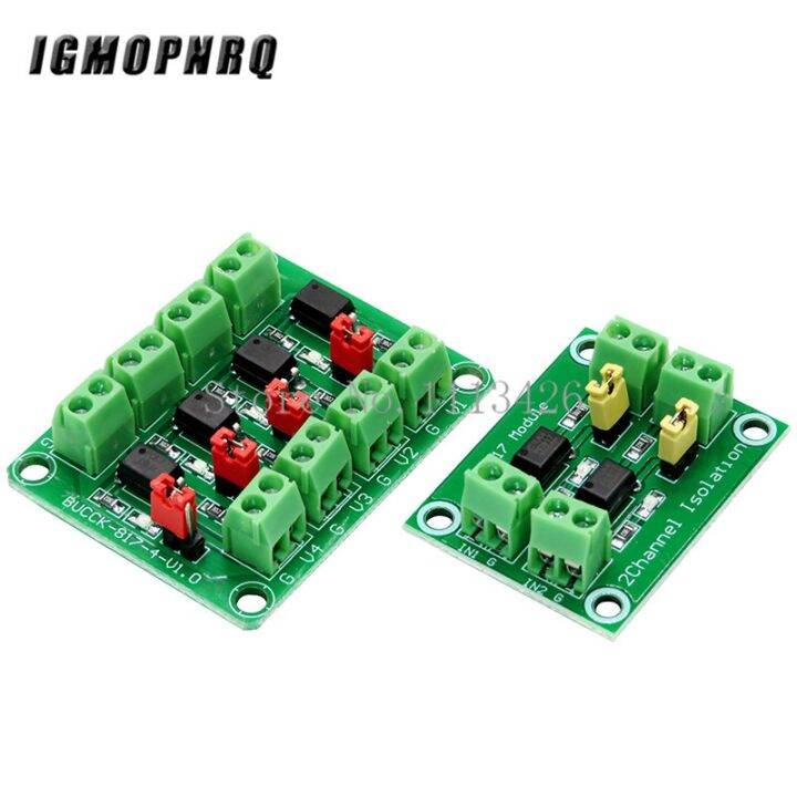 PC817 2 Way 4 Channel Optocoupler Isolation Board Voltage Converter ...