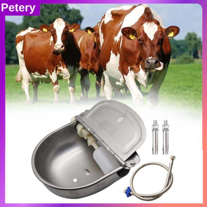 Petery Automatic Animal Drinking Water Bowl Water Trough Stainless ...