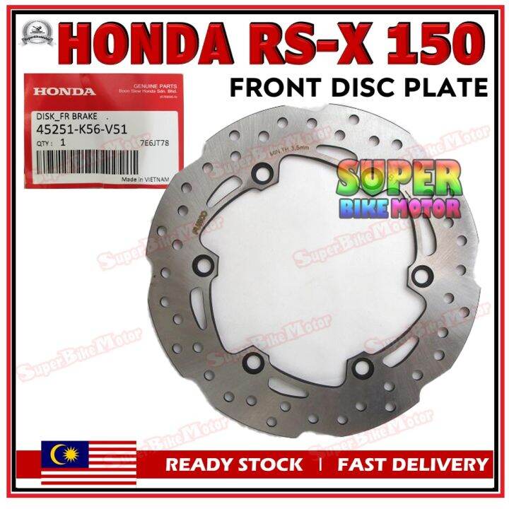 HONDA RSX 150 / RS-X 150 - 100% Original HONDA FRONT Disc Plate ...