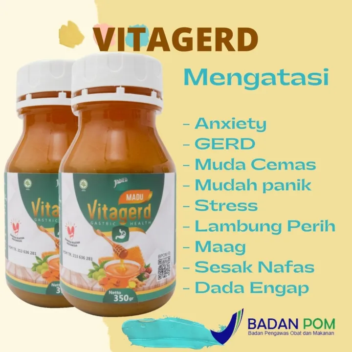 Obat Gerd Paling Efektif VITAGERD Atasi Masalah Lambung perut begah ...