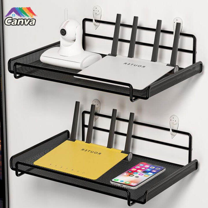 304 Stainless steel Wifi storage rack Router placement holder wall ...