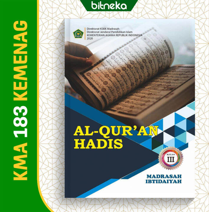 Buku Siswa Al-Qur'an Hadis Qurdis Kelas 3 MI Kemenag | Lazada Indonesia