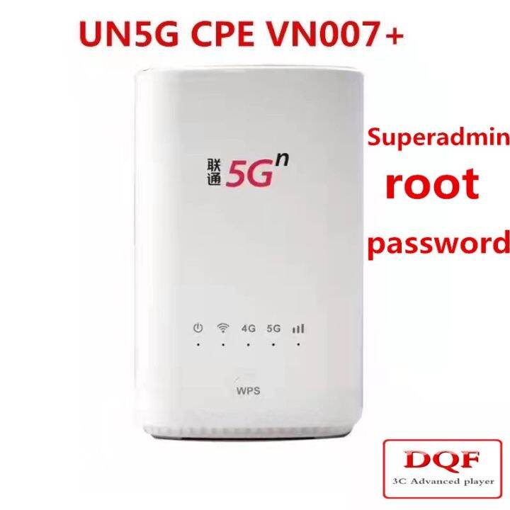 Router box 5G / 4G Lte 2.3 Gbps Unicom CPE Vn007+ Unlock China Unicom 5G CPE card router Mobile ...
