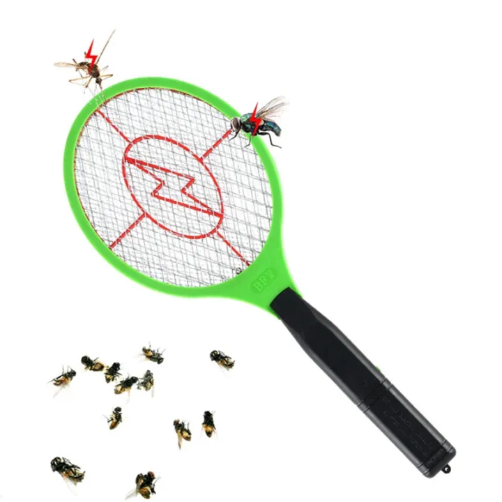 Large Electric Fly Swatter with safety touch net to kill mosquitoes and ...