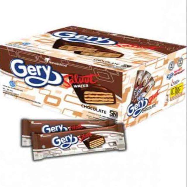 GERY Salut Wafer Chocolate Kemasan Box isi 24 Pcs | Lazada Indonesia