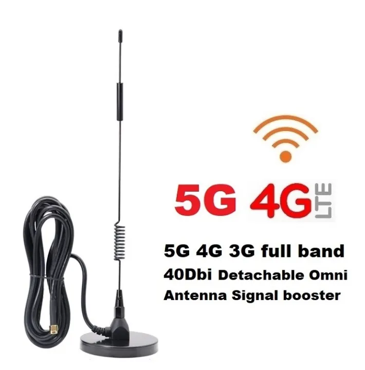 เสาอากาศ 5G 4G 3G 40dBi Signal Booster Receiving Sransmitter Omni 4G Sunker Antenna | Lazada.co.th