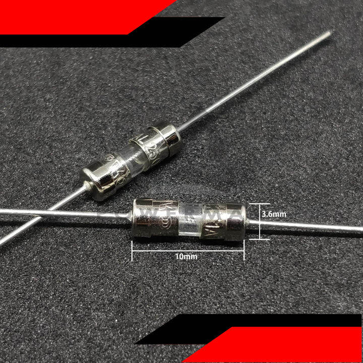 2pcs mini glass fuse 1 amp 220v 230v 250v 3.6*10 3.6*10mm 10ma 1A AVR f1a micro miniature t1a ...