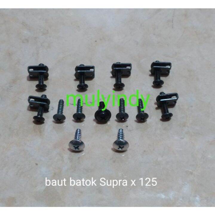baut baud batok kepala Supra x 125 paket hemat | Lazada Indonesia