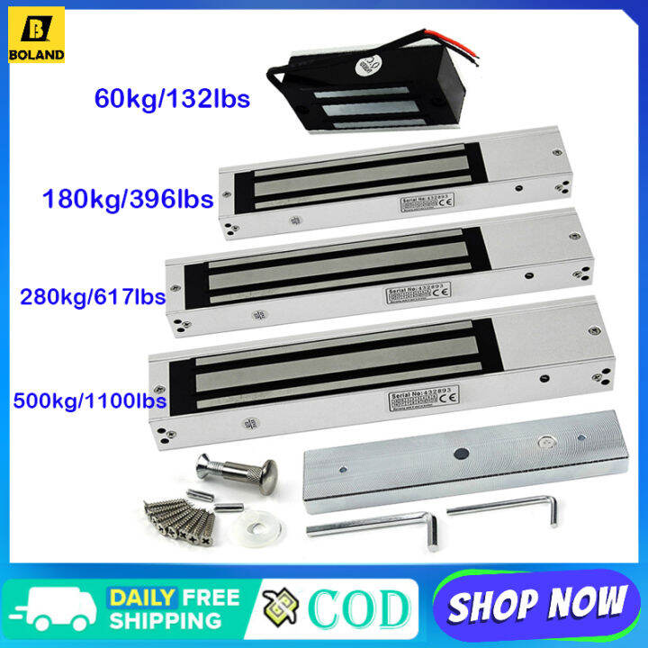 Boland Magnetic Lock 60KG 180KG 280KG 500KG Electric Magnetic Lock DC 12V/24V Electromagnetic ...