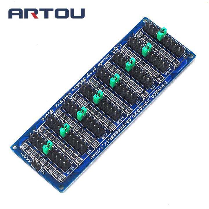 Eight Decade 1r - 9999999r Programmable Adjustable Resistor Slide ...