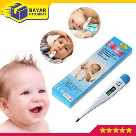 Termometer Digital PUTIH Thermometer Bayi Anak Dewasa | Lazada Indonesia