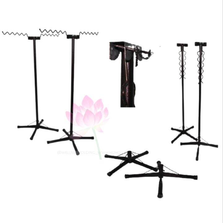 Bamboo Pole Heavy Duty Laundry T-Stand # clothes hanger # bamboo pole ...