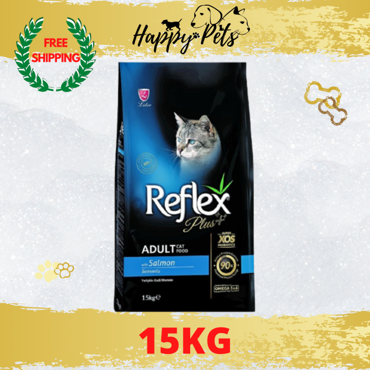 REFLEX PLUS ADULT CAT WITH SALMON DRY CAT FOOD (15KG) | Lazada