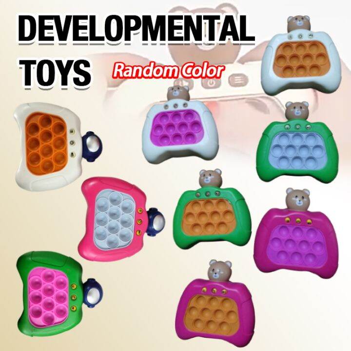 Quick Push Pop It Game Console Pop It Sensory Fidget Toys For Kids ...