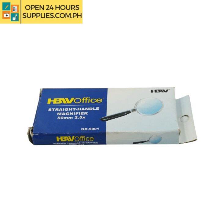 HBW Magnifier Glass 50 mm x 2.5 with Handle - Magnifying glass | Lazada PH