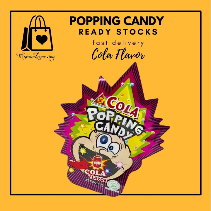 Popping Candy Cola Halal Sweet Candy Childhood Oldtime Snacks Gula-gula ...