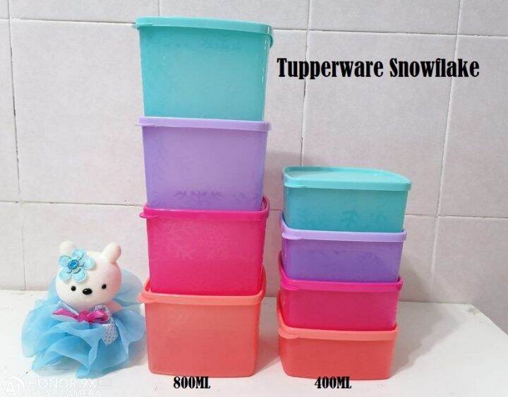 Snowflake 400Ml/800ML Tupperware | Lazada