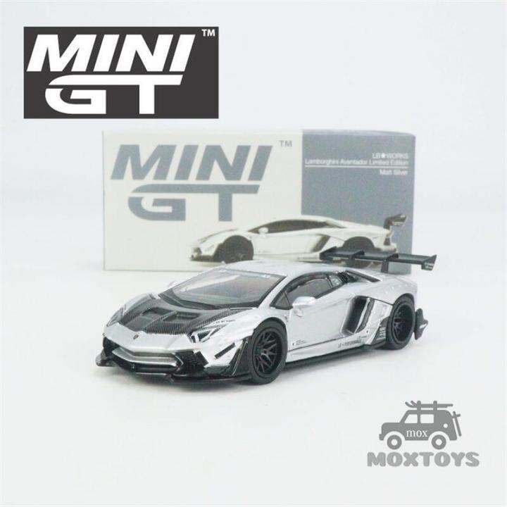 MINI GT 1:64 LB WORKS Lambo Aventador Limited Matt Silver LHD Diecast ...