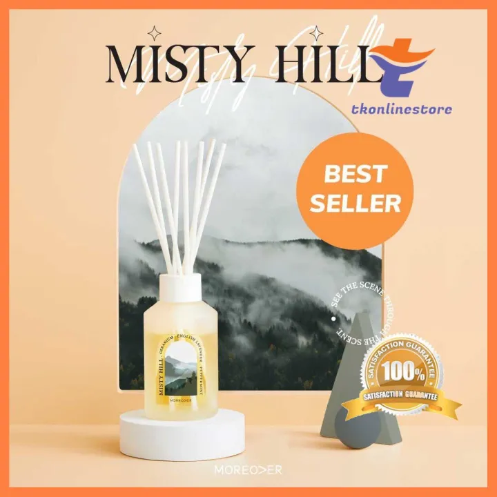 จัดส่งฟรี Misty Hill : Moreover Reed Diffuser Room Perfume ก้านไม้หอม ...