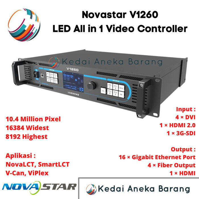 Novastar V1260 LED Video Processor Videotron Controller Sending Box | Lazada Indonesia