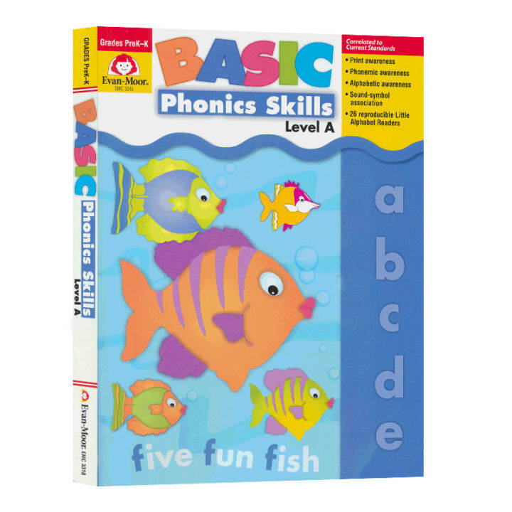 Evan moor basic phonics skills level a basic practice natural spelling ...