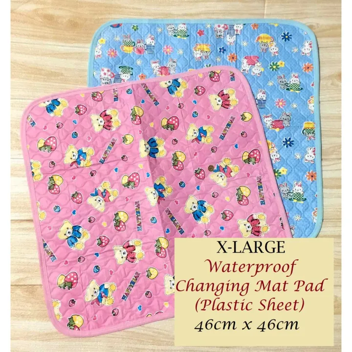 X-LARGE Waterproof Changing Mat Pad (PLASTIC SHEET) 46cm x 46cm | Lazada PH