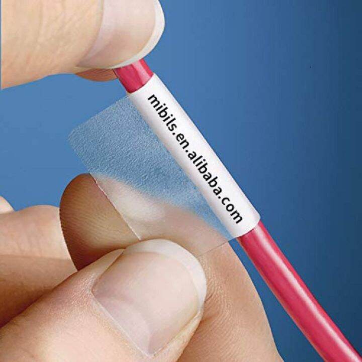 สติ๊กเกอร์มาร์คสายไฟ Cable Marker Label กระดาษ A4 ทำสติ๊กเกอร์ ทะเบียน ...