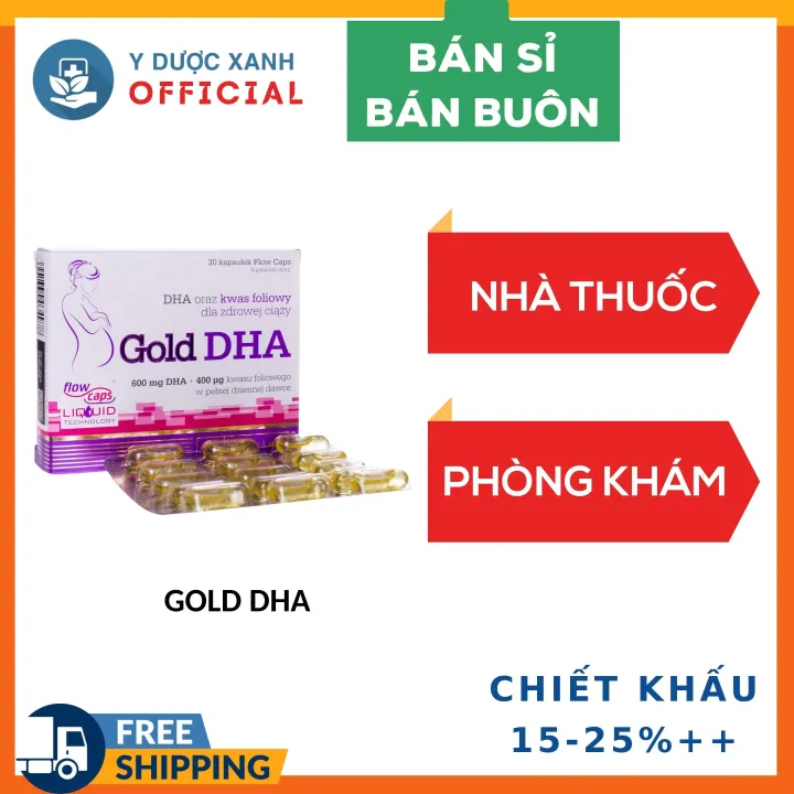 [Tìm Đối Tác] Phòng Khám, Dược Sĩ - GOLD DHA 30 viên của Ba Lan, Viên ...