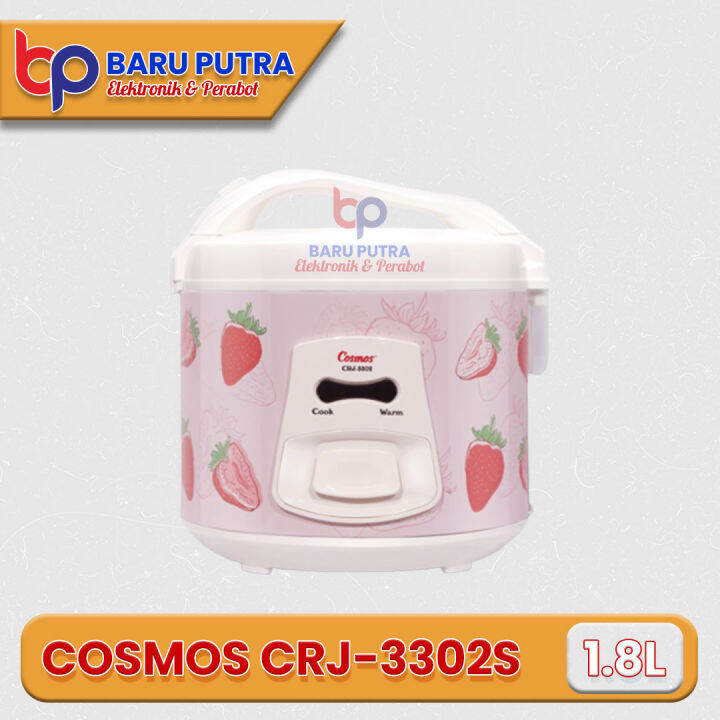 Magic Com COSMOS CRJ-3302S | 3302 S Kapasitas 1.8L | Rice Cooker ...