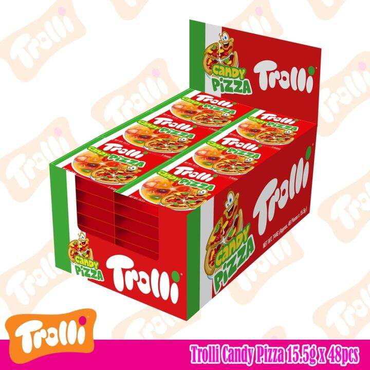 Trolli Gummi Pizza 15.5g x 48pcs (tray) | Lazada PH