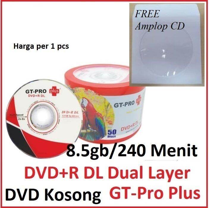 DVD Kosong Dual Layer DVD+r DL 8.5 gb Gt-Pro Plus | Lazada Indonesia