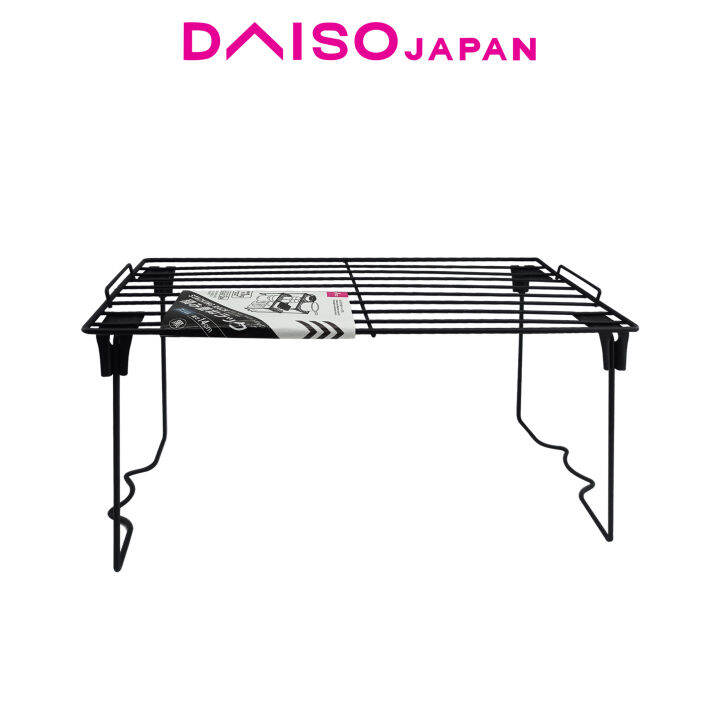 Daiso Black Collapsible Stackable Rack (Slim Type) | Lazada PH