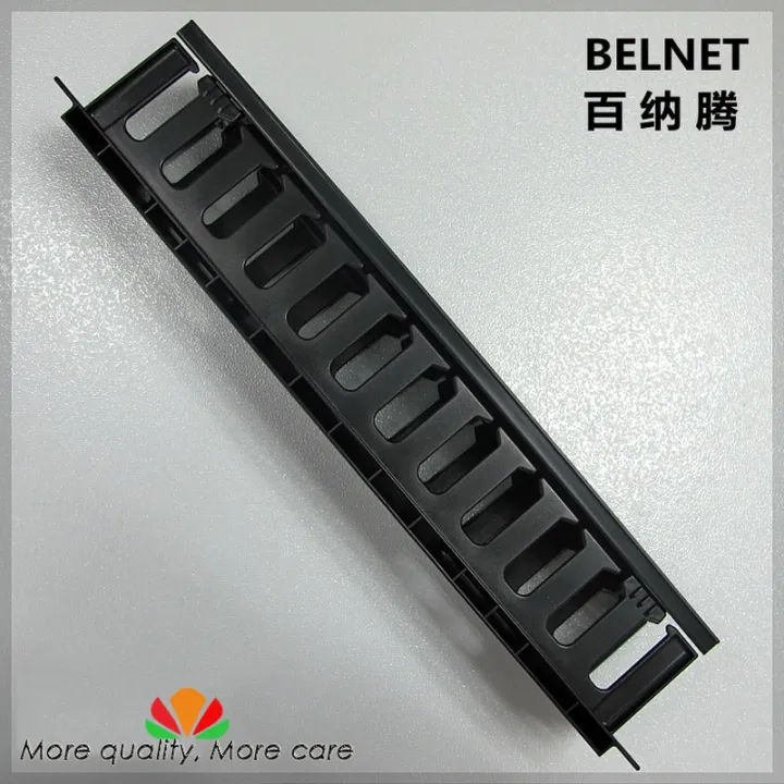 19" Cabinet 2U Network Rack Cable Management 12 Stalls Plastic Frame ...