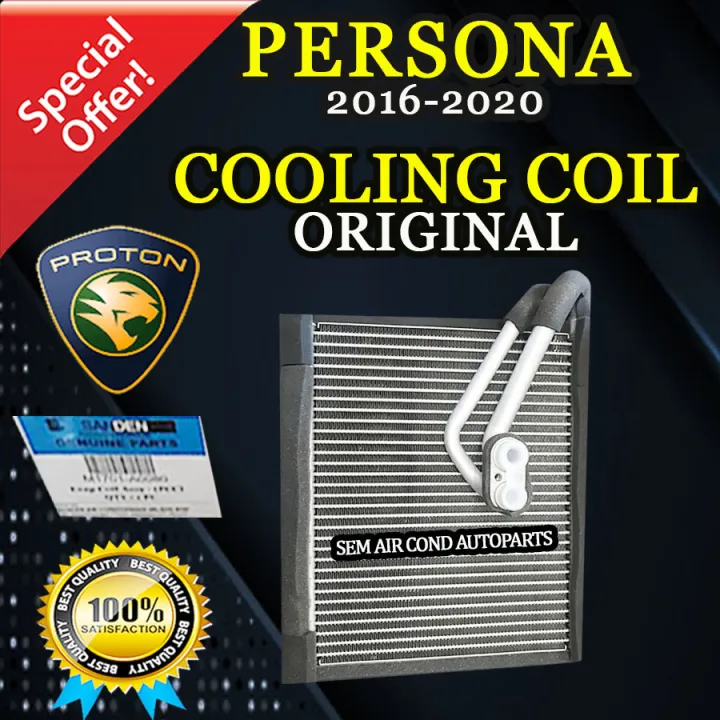PROTON PERSONA VVT 2016-2020 YEAR ORIGINAL SANDEN SD COOLING COIL ...